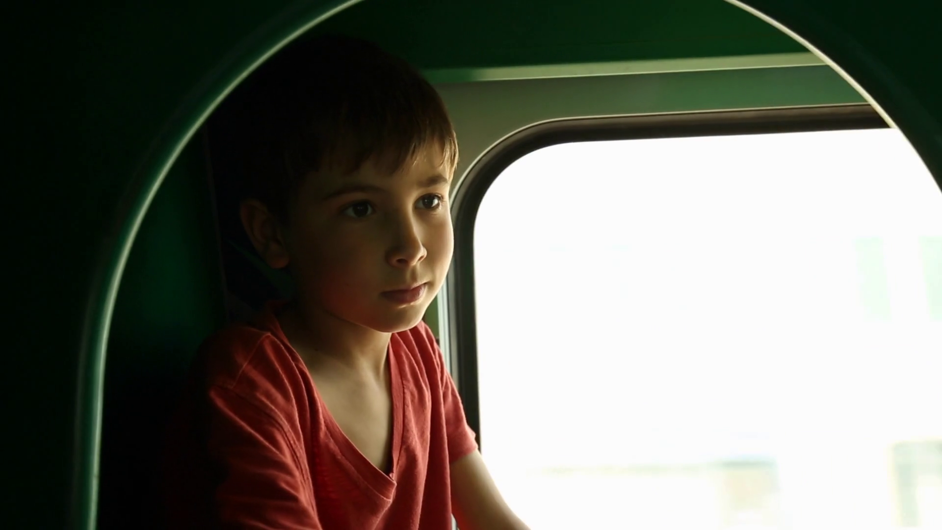 Children Traveling On High Speed Train Stock Footage SBV-348437928 ...