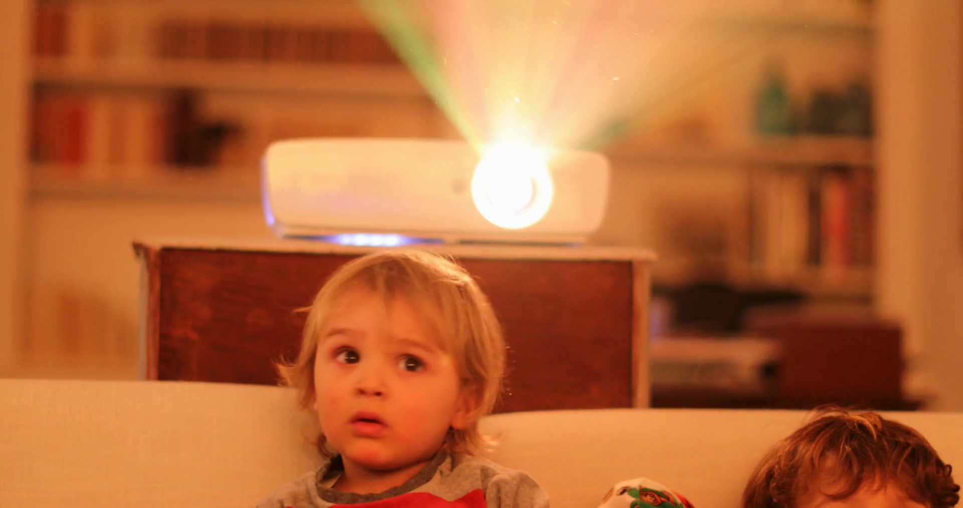 Children Watching Screen Projected Candid Stock Footage SBV-348575591 ...