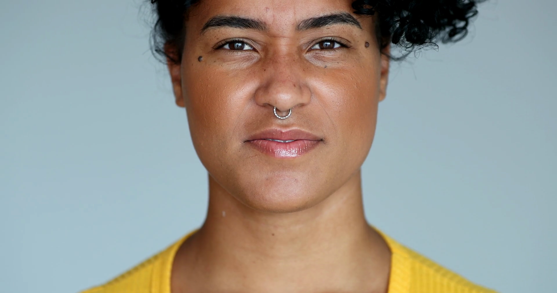 Close Up Black Woman Face Yelling At Camera Stock Footage SBV-348479857 ...