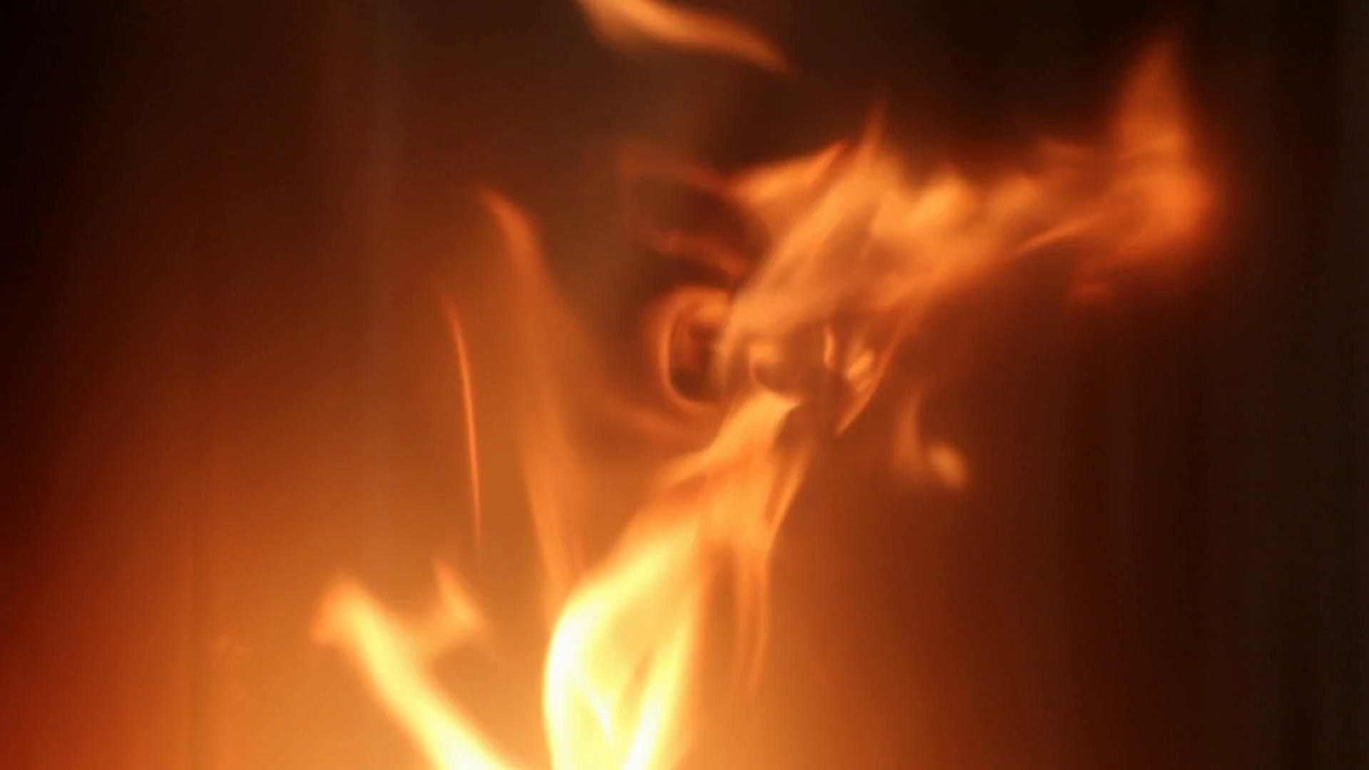 Close Up Of Fire Burning In Slow Motion 3 Stock Footage SBV-348558913 ...