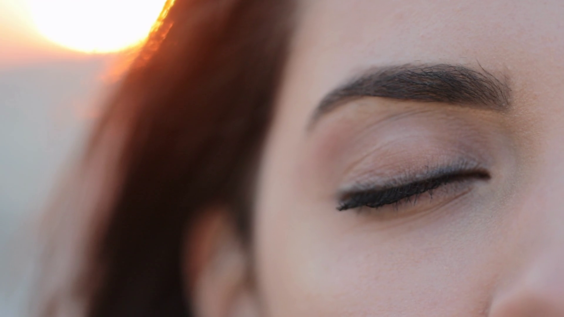 Close Up Of Girl Opening Eyes Stock Footage SBV-348493275 - Storyblocks