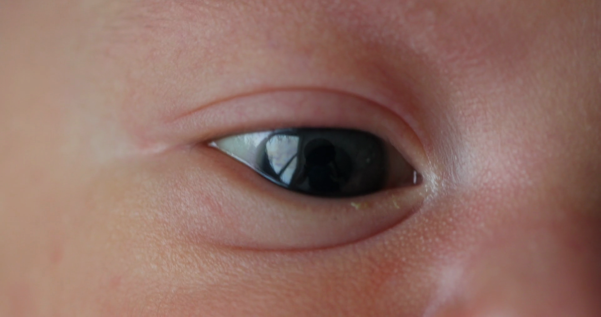 Innocent Gaze: Close-up Of Newborn Baby's Stock Footage SBV-348431065 ...