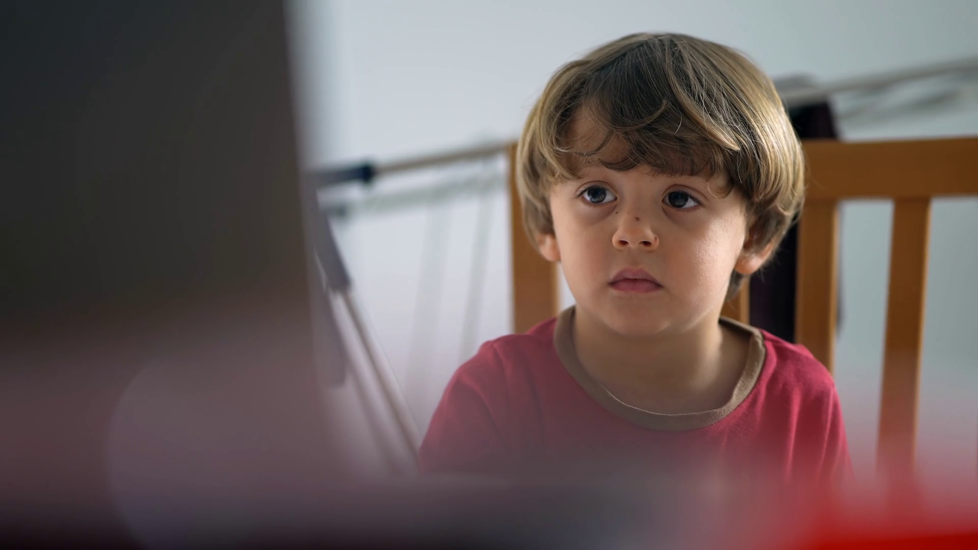 Close Up Of Small Boy Hypnotized Screen Stock Footage SBV-348722076 ...