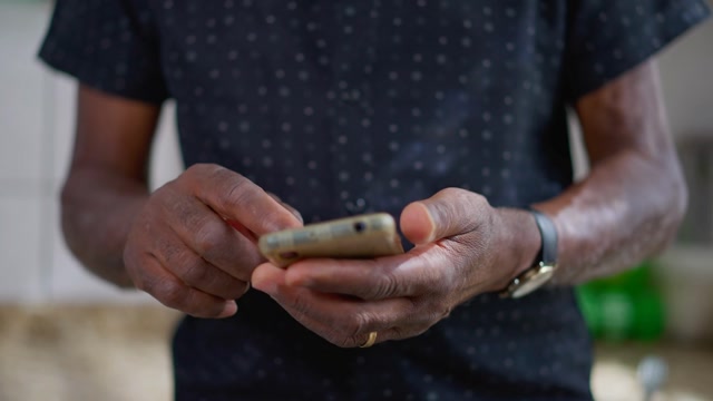 African Man Phone Stock Footage: Royalty-Free Video Clips - Storyblocks