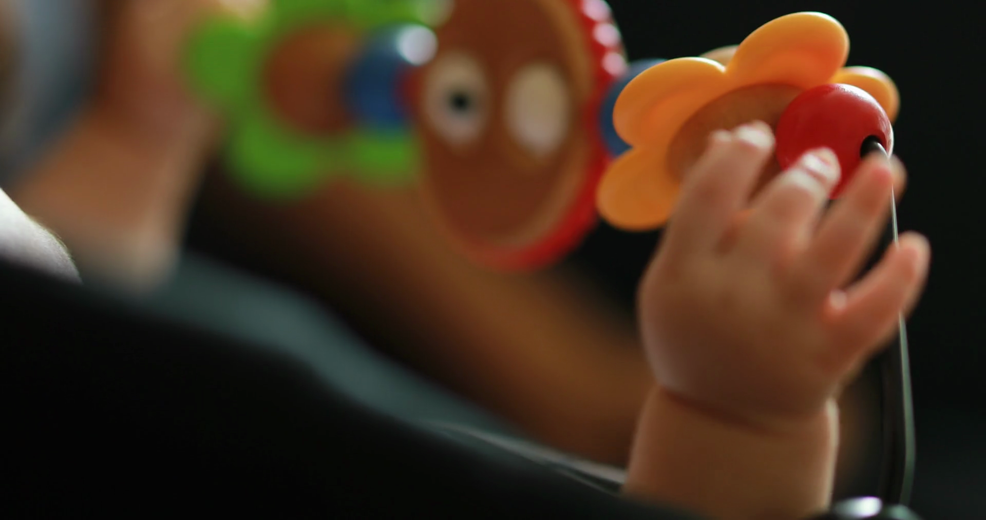 Exploring Fingers: Closeup Of Infant Baby's Stock Footage SBV-348424674 ...