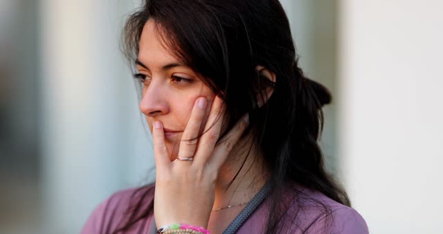 Wistful Woman Stock Footage: Royalty-Free Video Clips - Storyblocks