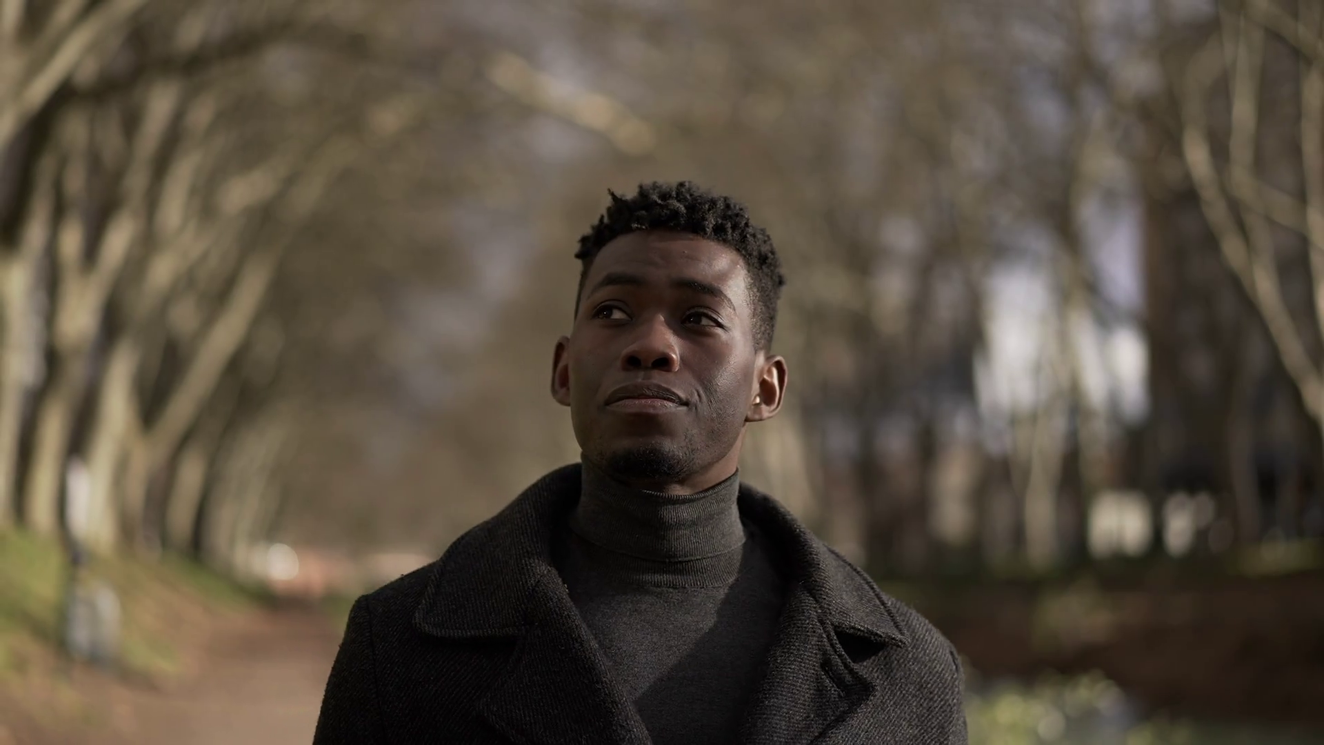 Contemplative Young Black African Man Stock Footage SBV-348678711 ...