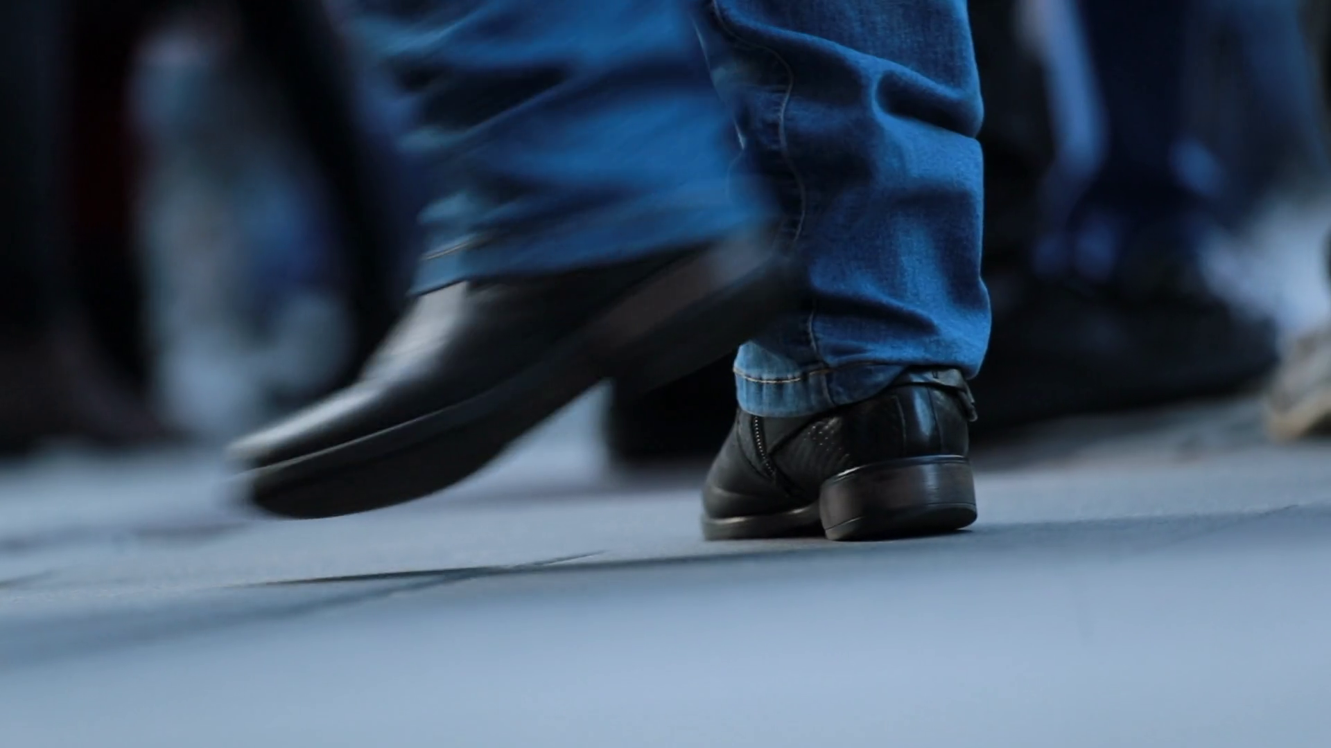 Crowd Feet In 120 Fps Legs Of Crowd People Stock Footage SBV-348542073 ...