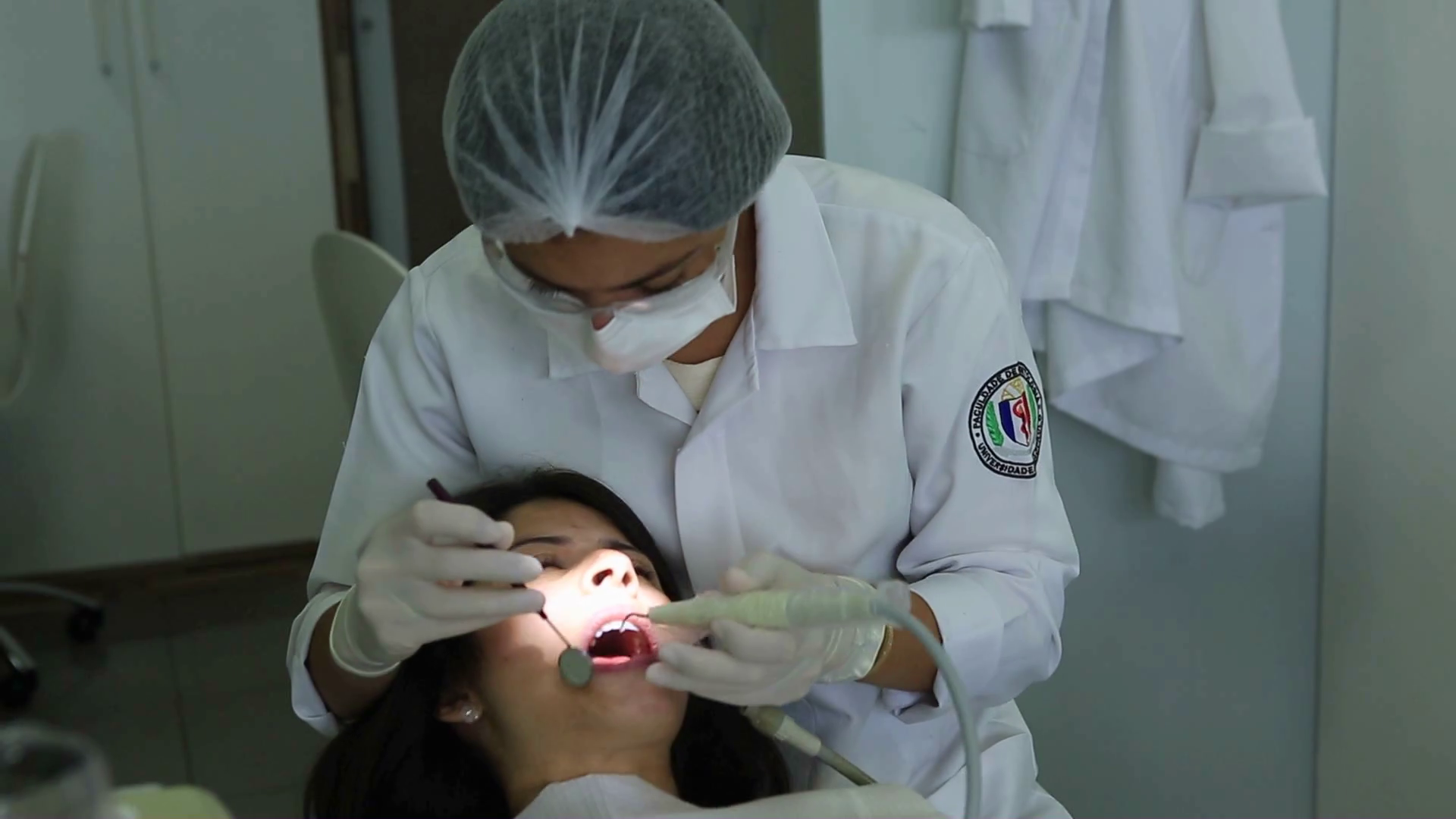Dentist Close Up Of Female With Open Mouth Stock Footage SBV-348436612 ...