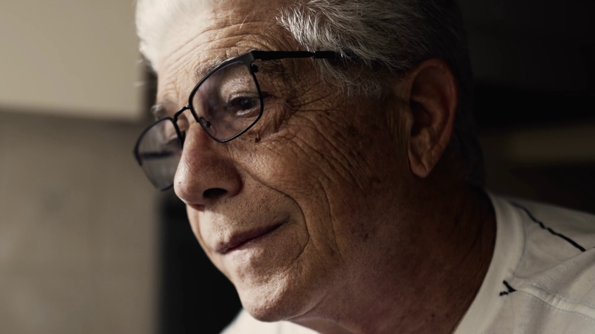 Lonely Desolation: Older Man Leans Head Down Stock Footage SBV ...