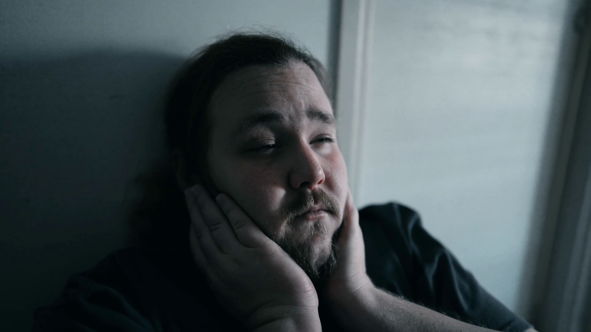 Desolate Individual In Shadows Of Home Stock Footage SBV-348439453 ...