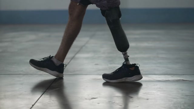 One Legged Man Stock Footage: Royalty-Free Video Clips - Storyblocks