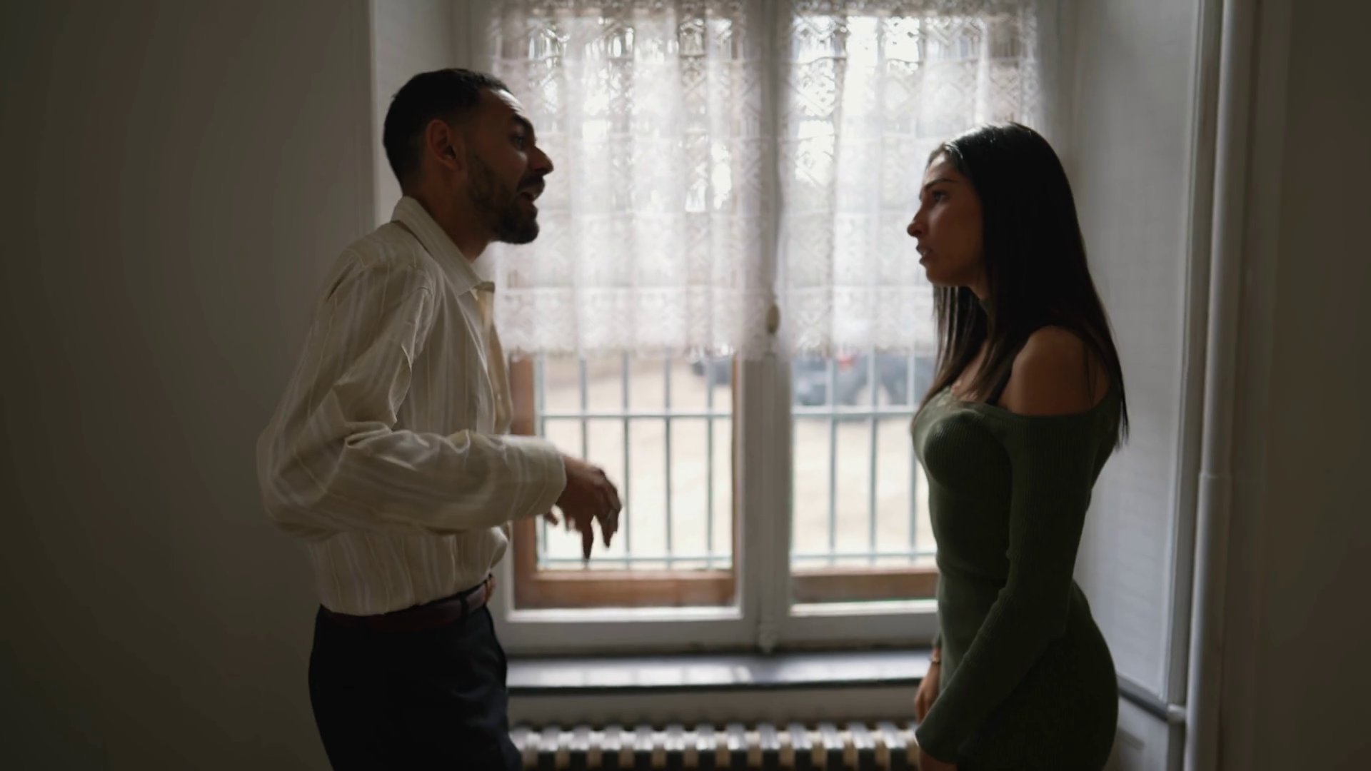 Dramatic Couple Shouting Yelling At Young Stock Footage SBV-348731876 ...