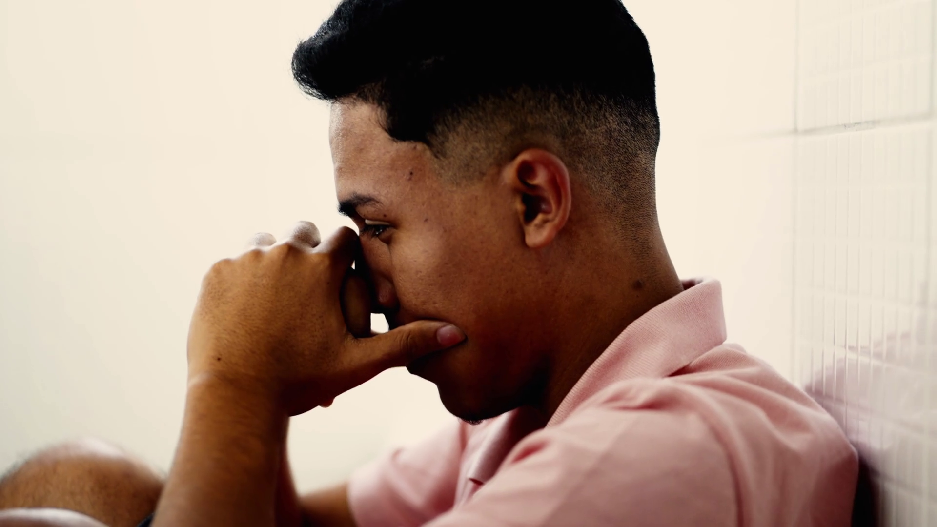 Dramatic Young Man Suffering From Depression Stock Footage SBV ...