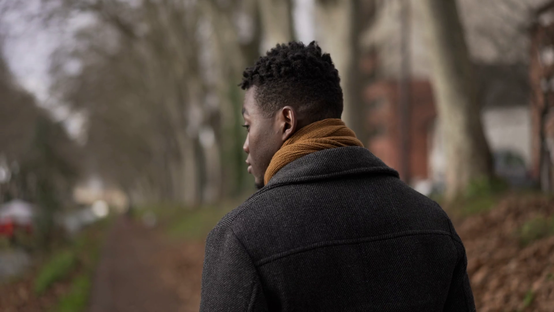 Elegant Black Man Walking Outside In Nature Stock Footage SBV-348679514 ...