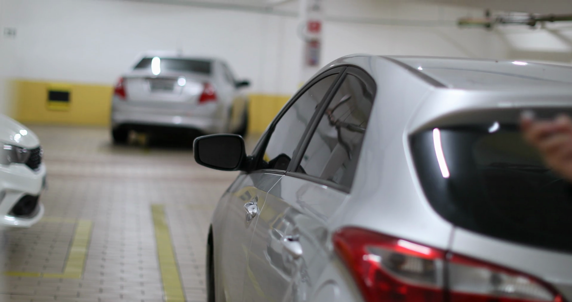 Female Driver Opening Car Door Getting Stock Footage SBV-348529993 ...