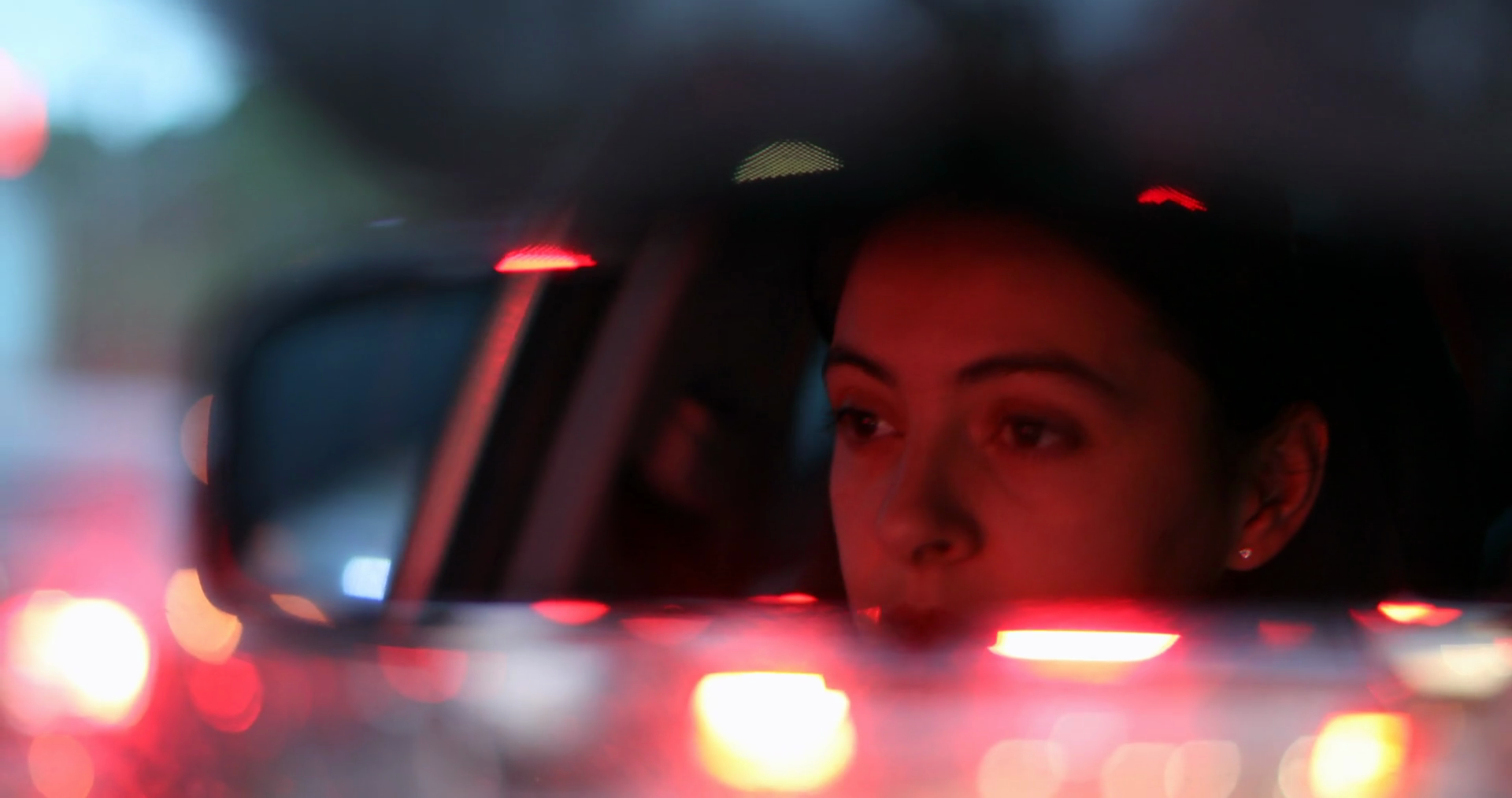 Female Driver Stuck In Traffic Closing Stock Footage SBV-348537299 ...
