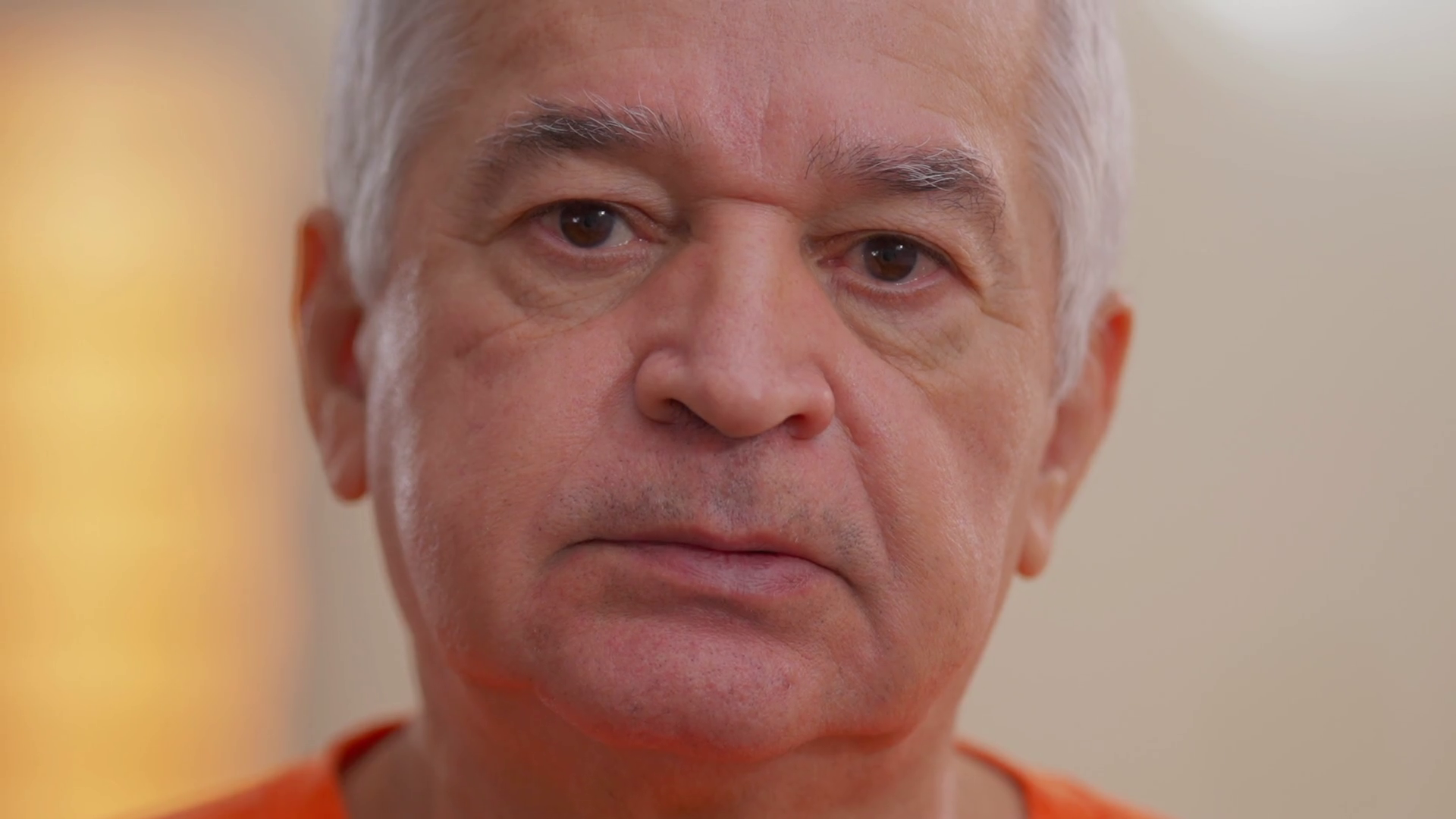 Aging Caucasian Gentleman's Face Zoomed In: Stock Footage SBV-348474726 ...