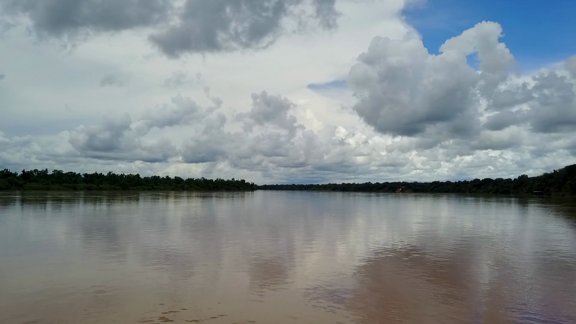 Flying Over Wild Brown Lake Aerial Drone Stock Footage SBV-348482588 ...