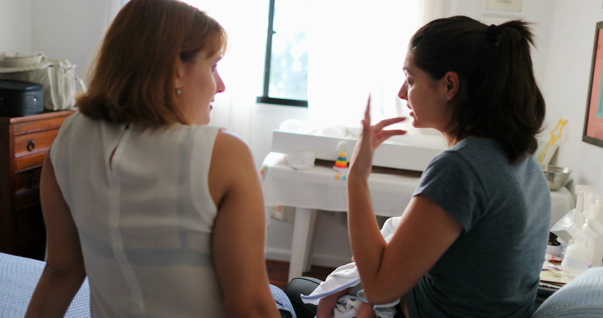 Maternal Exchange: Parent Holding Newborn Stock Footage SBV-348431034 ...