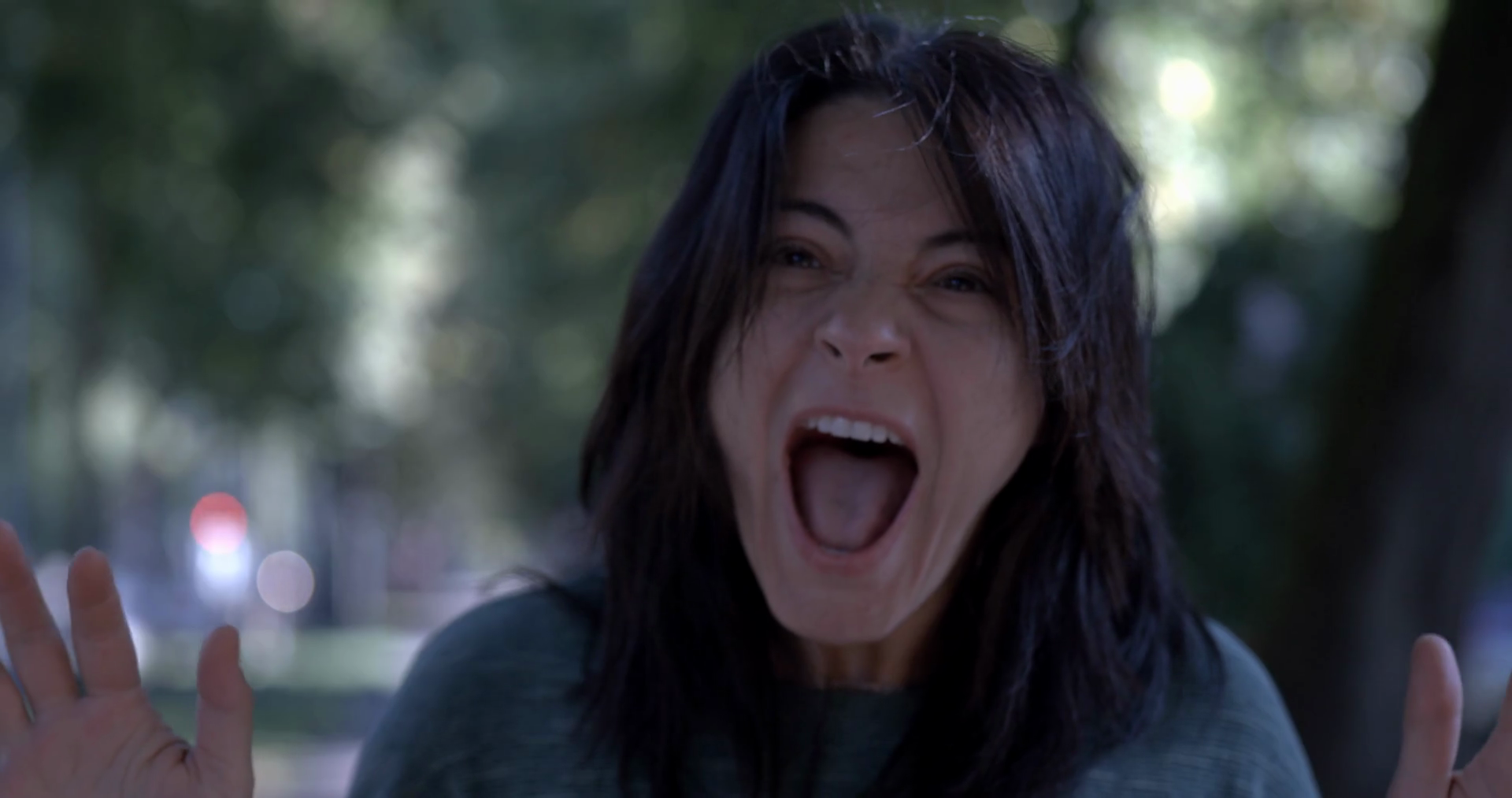 Funny Woman Reacting With Surprise Shock To Stock Footage SBV-348483236 ...