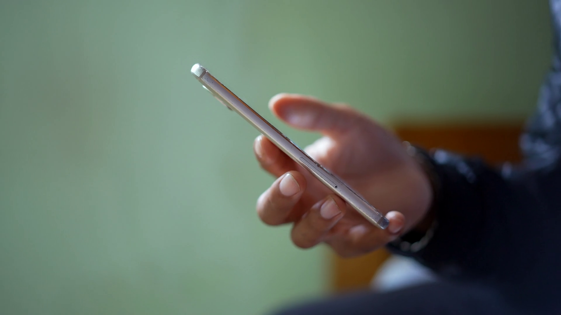 Hand Holding Smartphone Watching Content Stock Footage SBV-348699121 ...