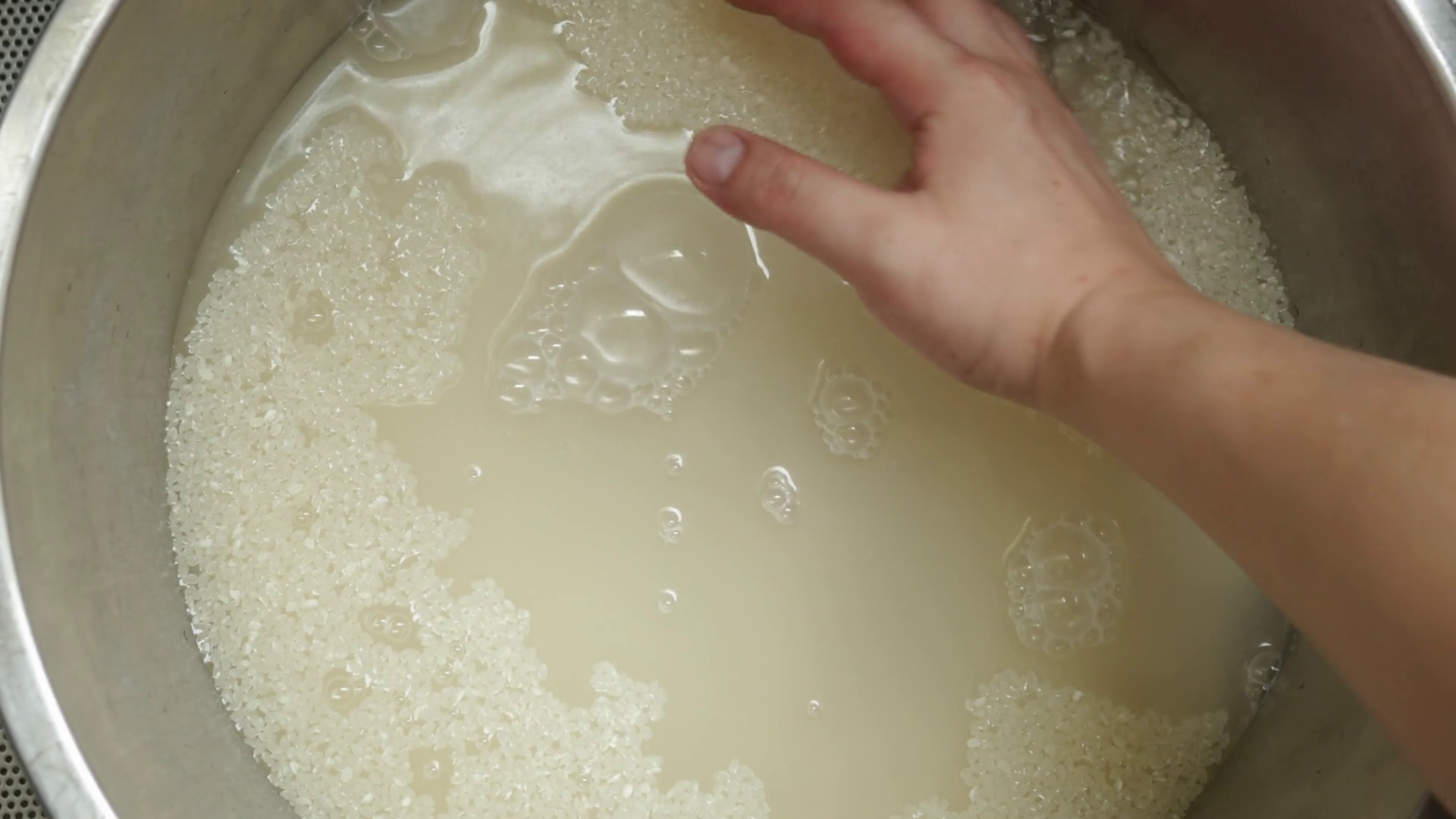 Hand Preparing Traditional Rice Sushi Person Stock Footage SBV ...