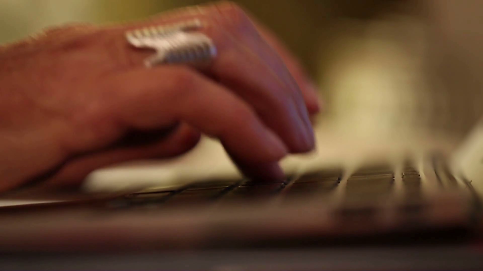 Efficient Keyboard Typing: Hands Engaged In Stock Footage SBV-348439643 ...