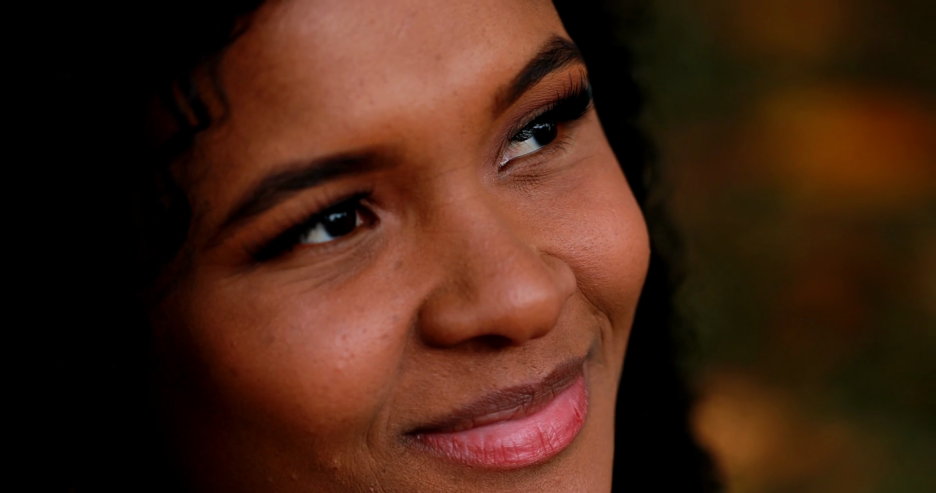 Happy Brazilian Girl Close Up Face Smiling Stock Footage SBV-348688206 ...