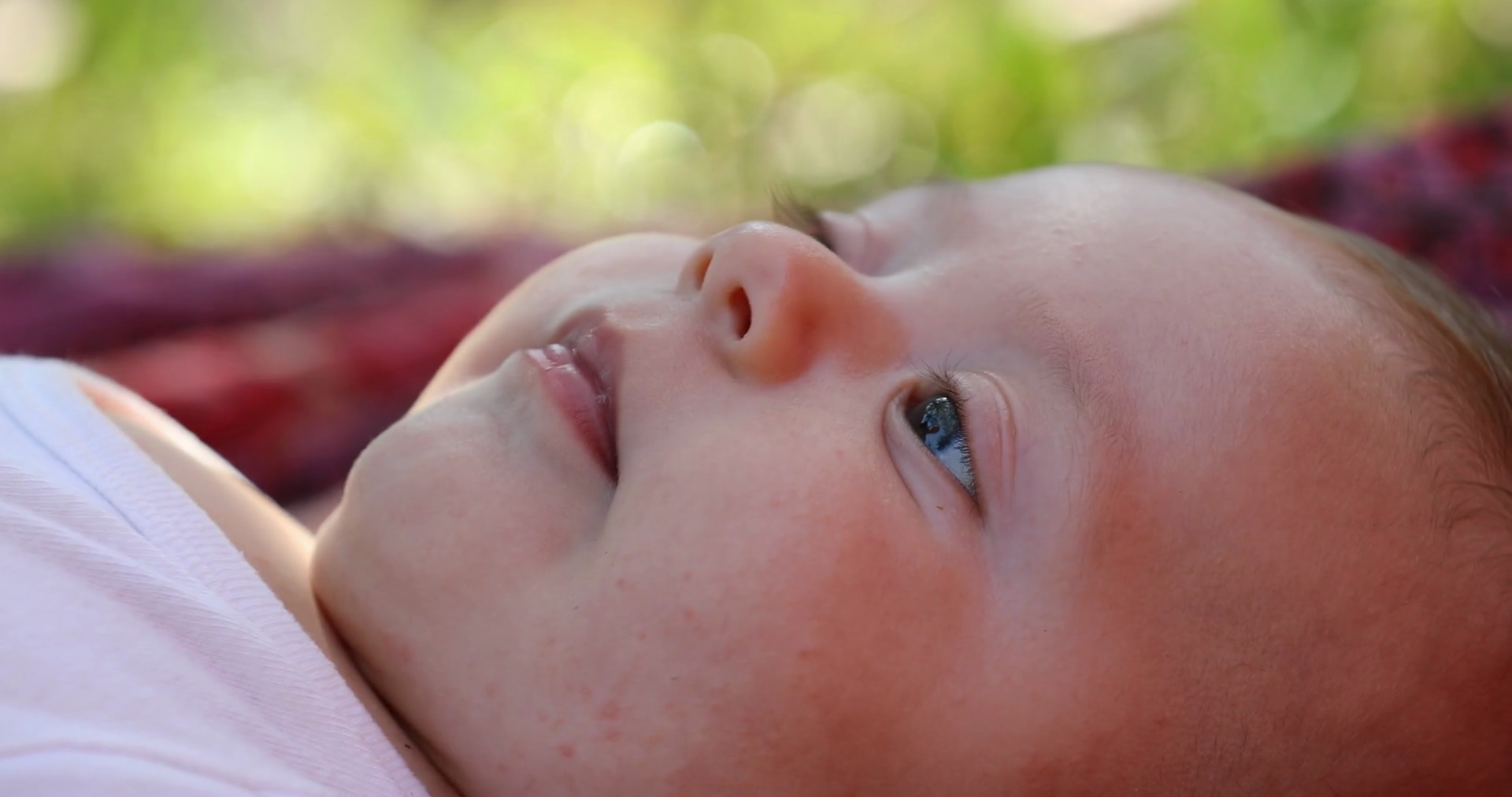Happy Cute Newborn Baby Infant Face Closeup Stock Footage SBV-348784190 ...