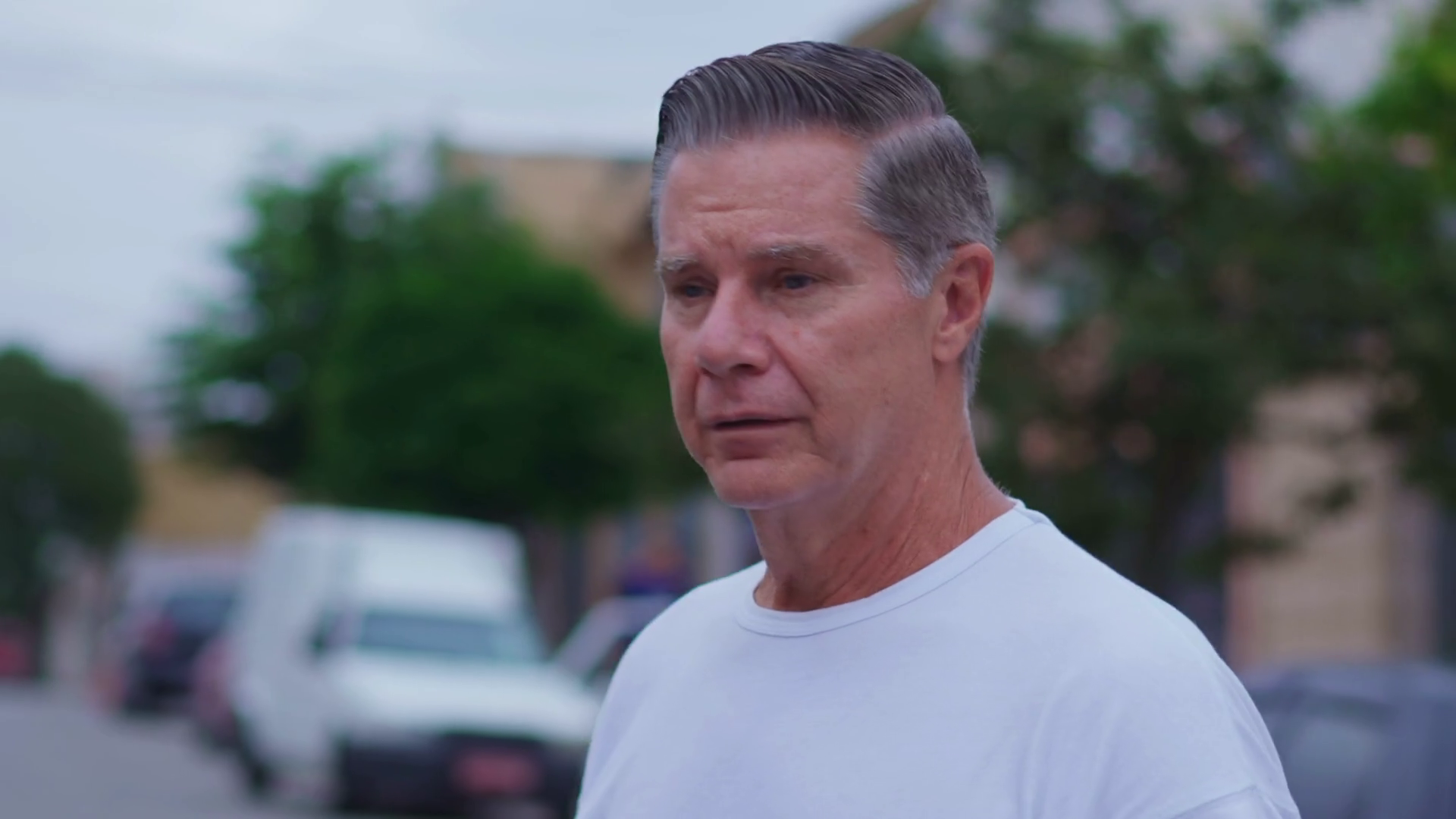 Happy Older Man Waving Hello To Neighbor Stock Footage SBV-348475986 ...