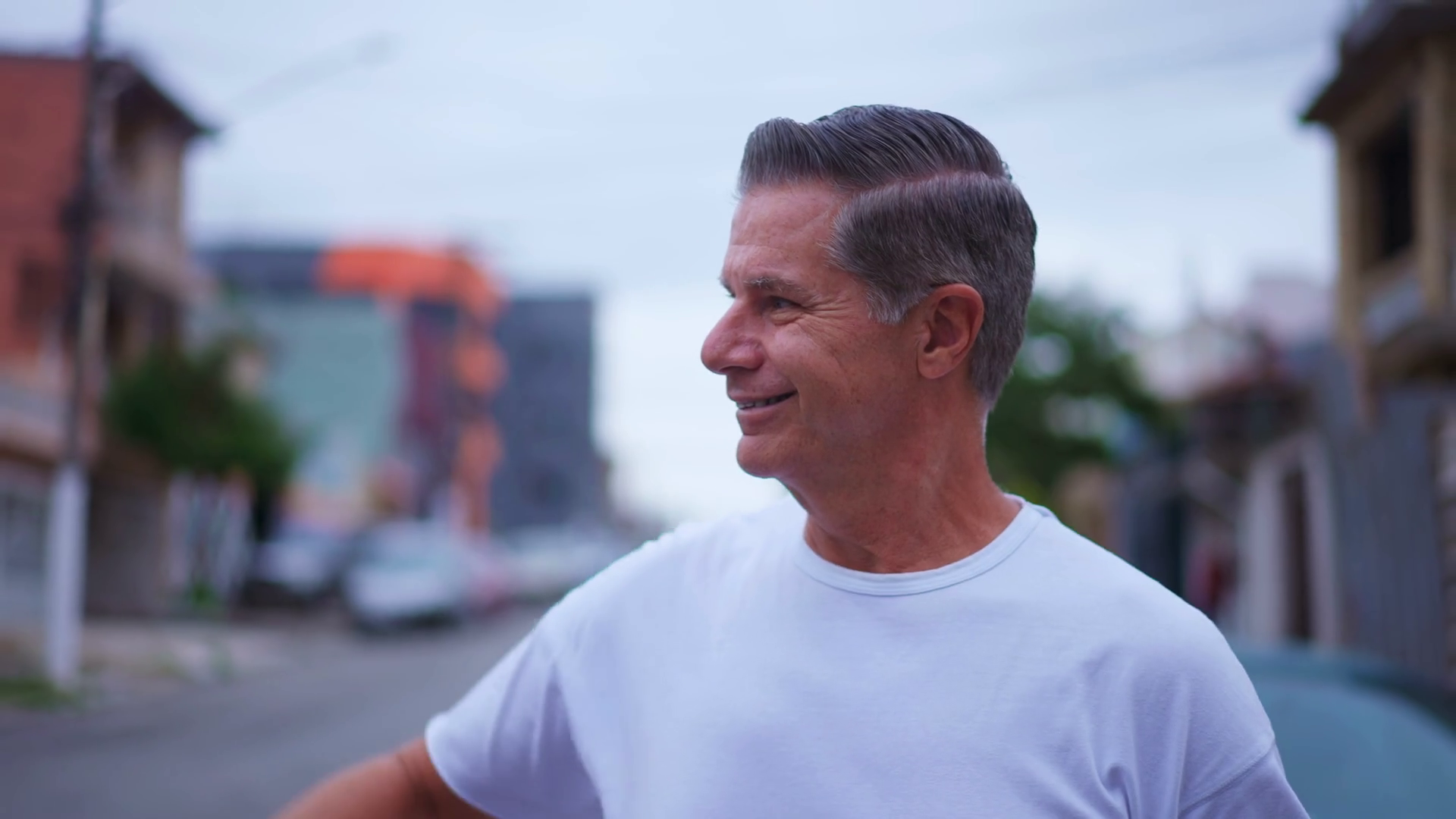 Happy Older Man Waving Hello To Neighbors Stock Footage SBV-348516337 ...