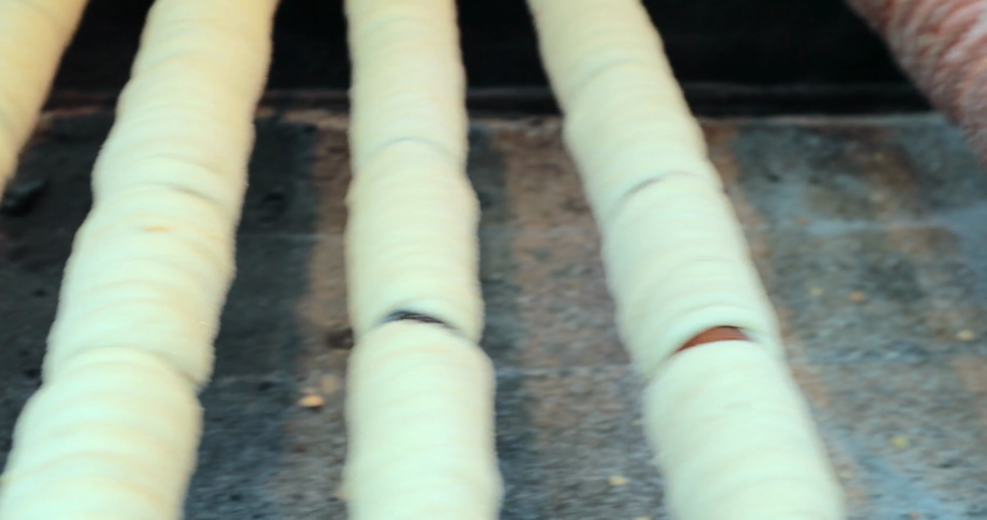 Hungarian Cinnamon Chimney Cake Sweet Stock Footage SBV-348549082 ...