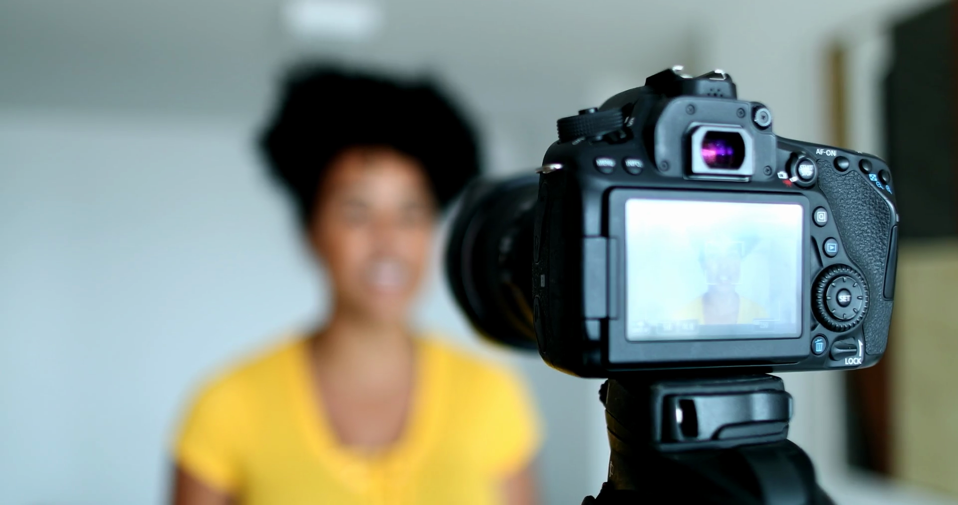 Influencer Millennial Young Black Woman Stock Footage SBV-348482268 ...