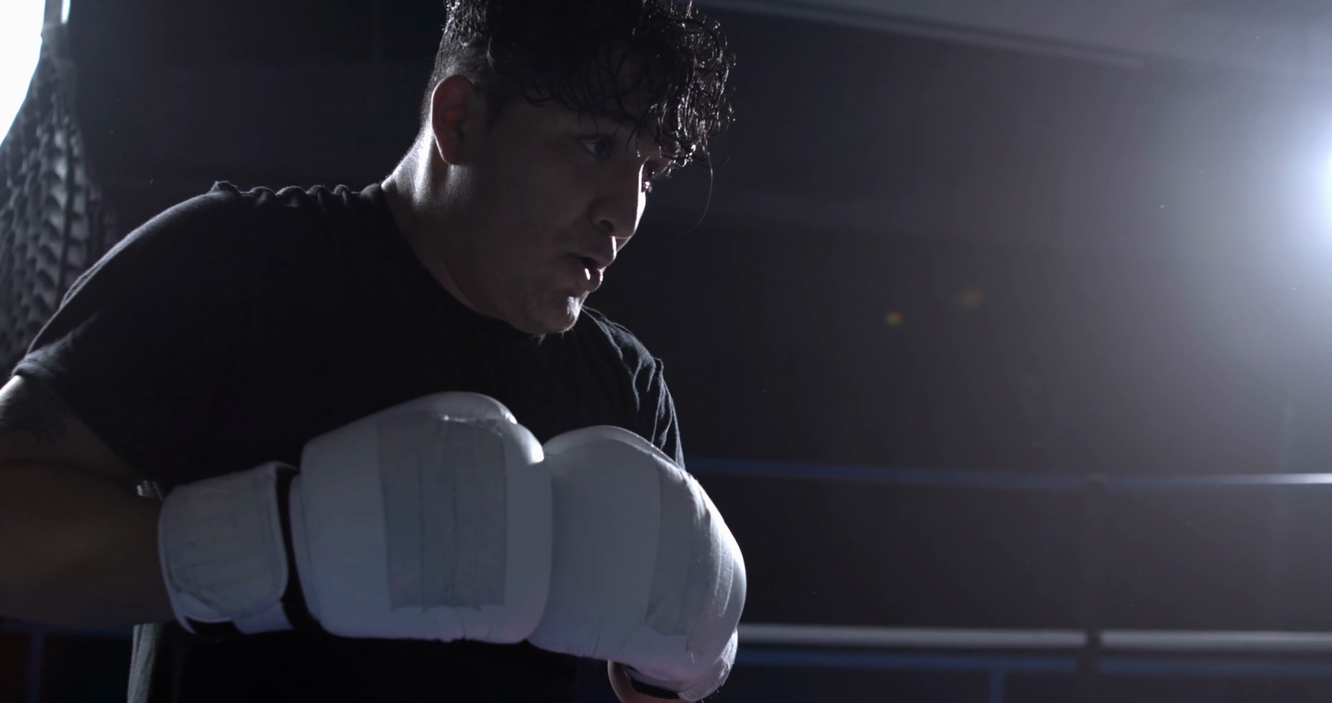 Intense Face To Face Confrontation Fighters Stock Footage SBV-348605571 ...