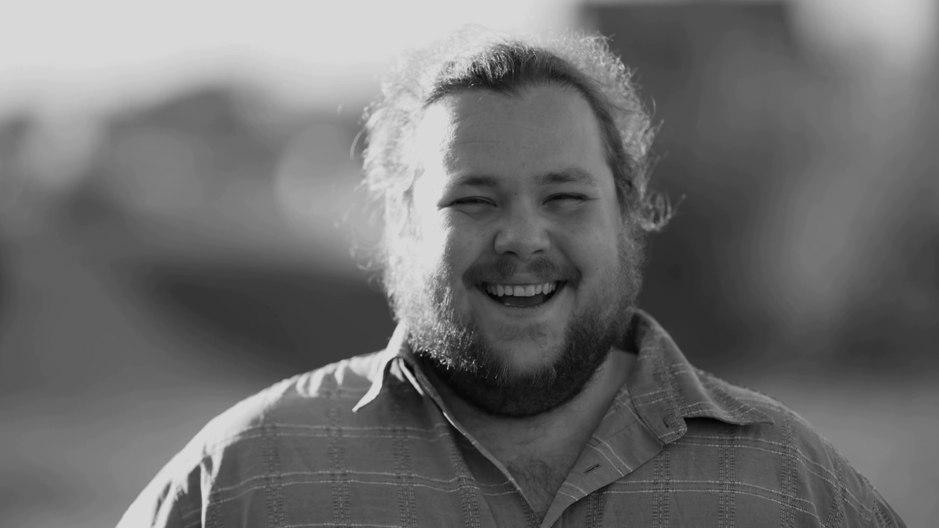 Genuine Laughter: Chubby Young Man Expresses Stock Footage SBV ...