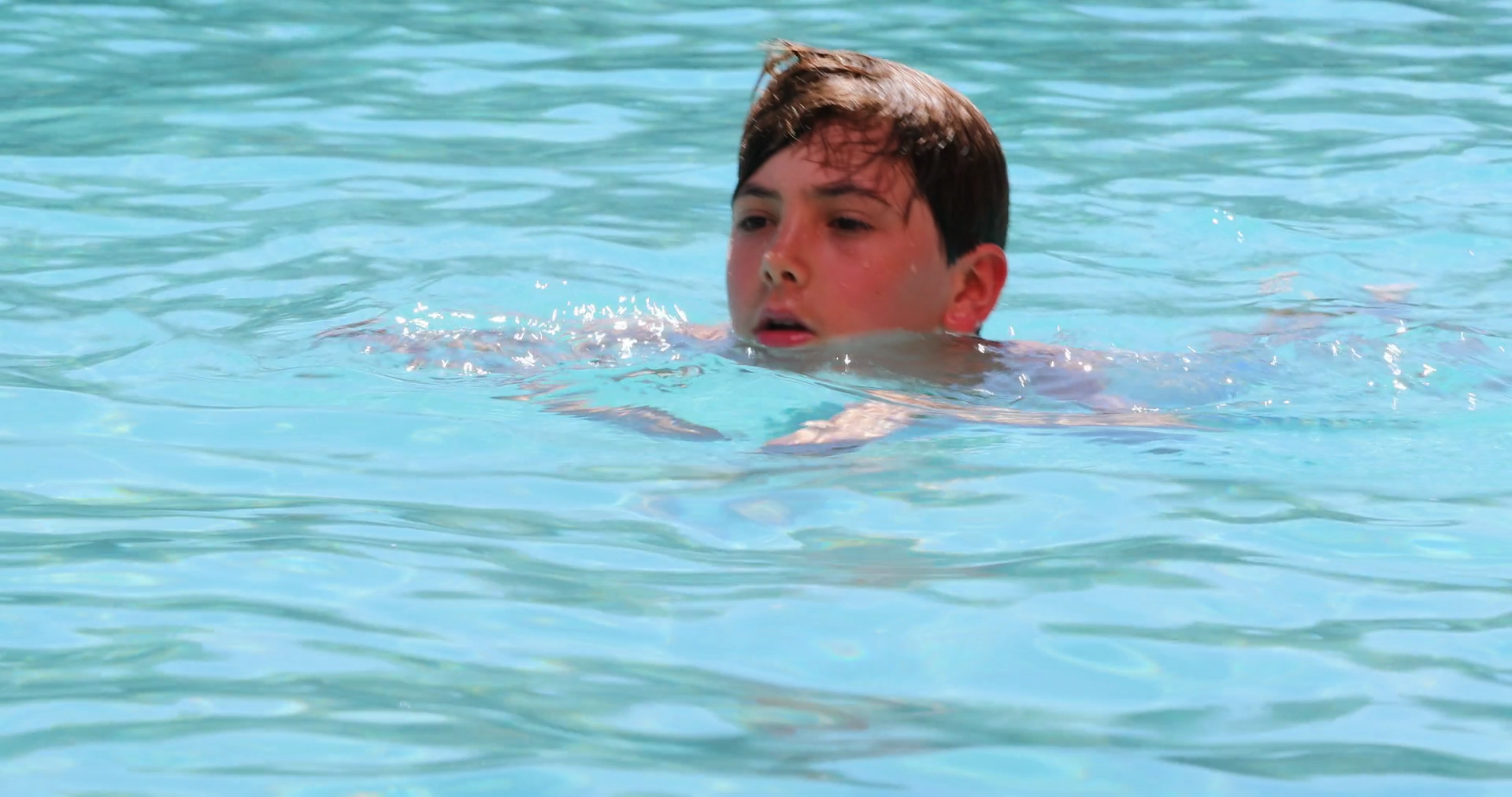 Little Boy At Pool Swimming Stock Footage SBV-348611883 - Storyblocks