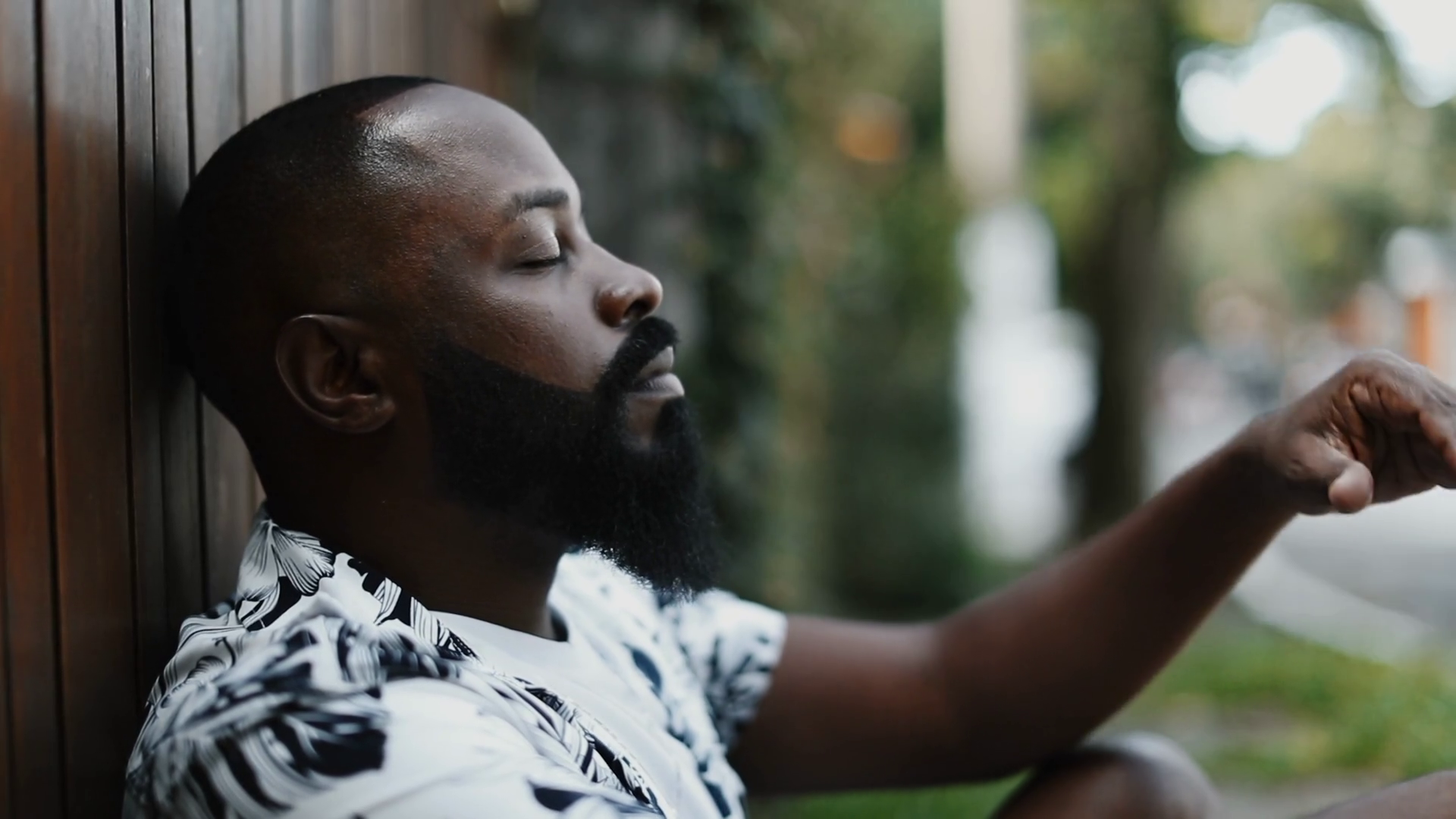 Solitude Frustration African Person Feeling Stock Footage SBV-348496630 ...