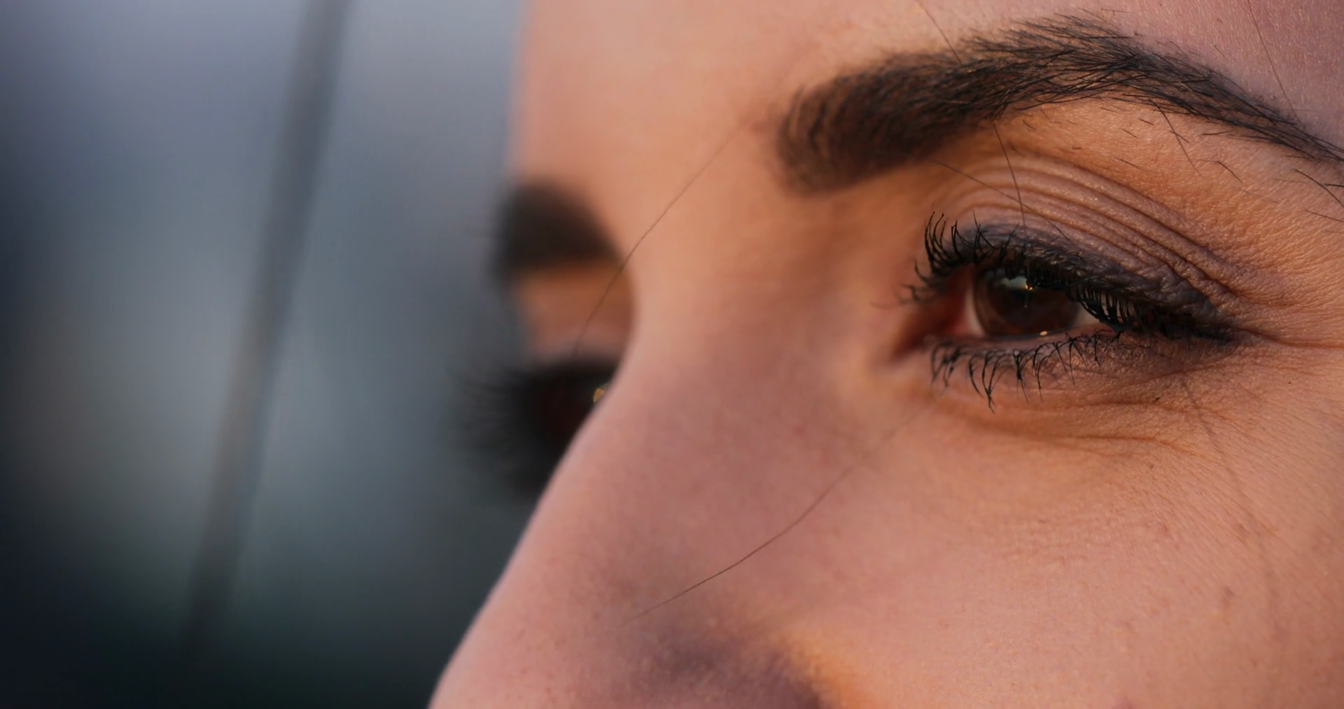 Macro Close Up Of Girl Eyes Looking Out In Stock Footage SBV-348504037 ...