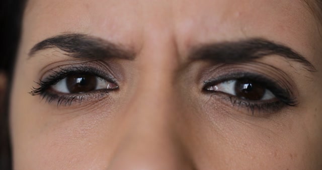 Woman Confused Eyes Stock Footage: Royalty-Free Video Clips - Storyblocks