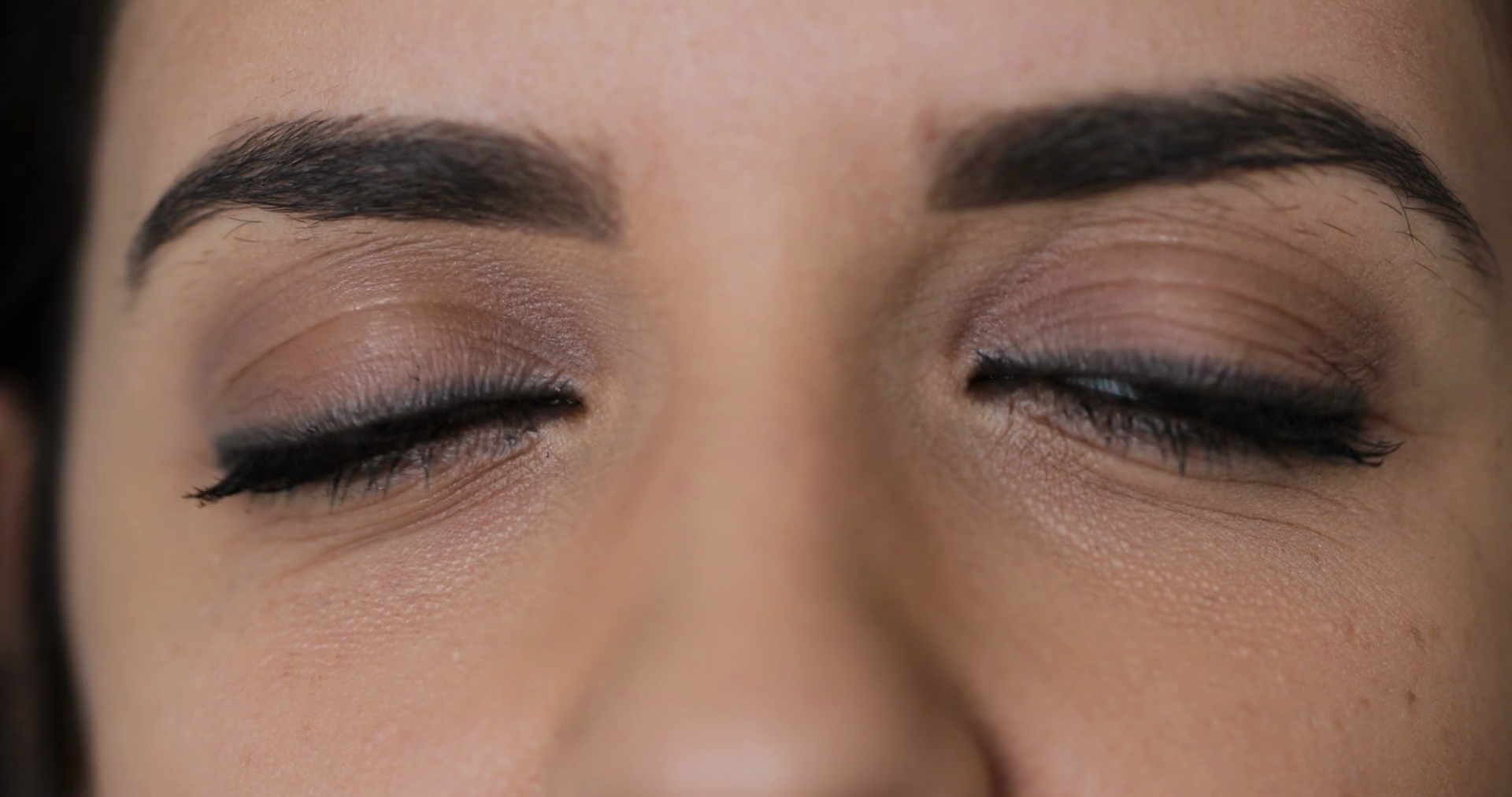 Macro Eyes Of Hispanic Girl With Confused Stock Footage SBV-348502895 ...