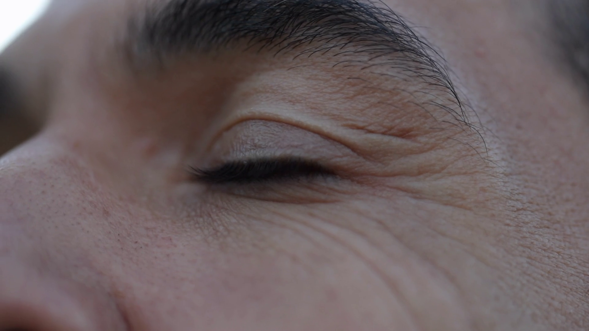 Man Opening Eyes Close Up Macro Eye Opens Stock Footage SBV-348633083 ...