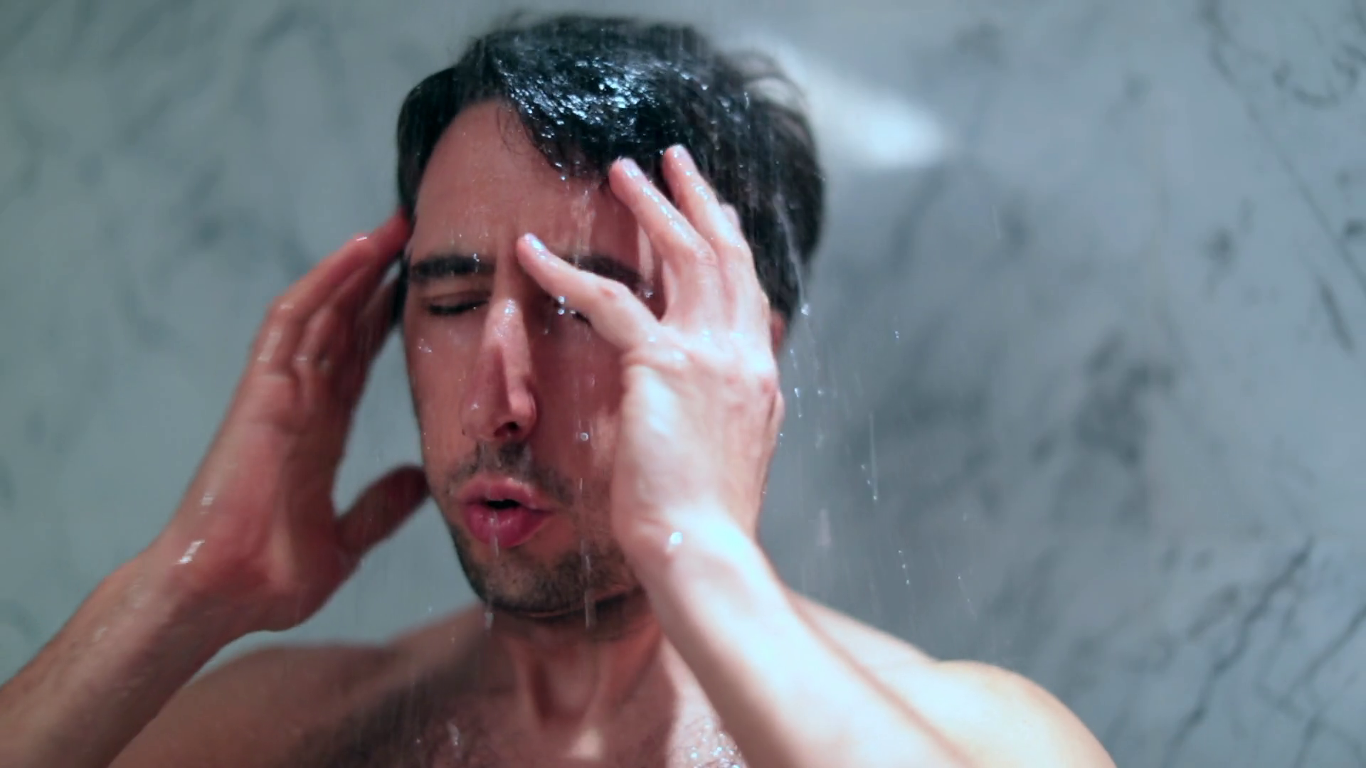 Frigid Reverie: Person's Profound Moment Stock Footage SBV-348477247 ...