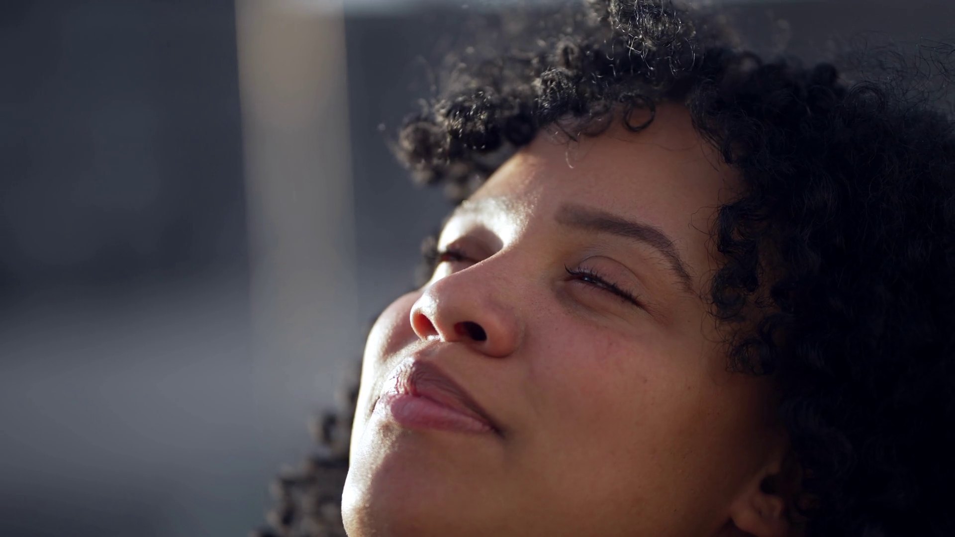 Meditative Reflection: Black Woman Stock Footage SBV-348388473 ...