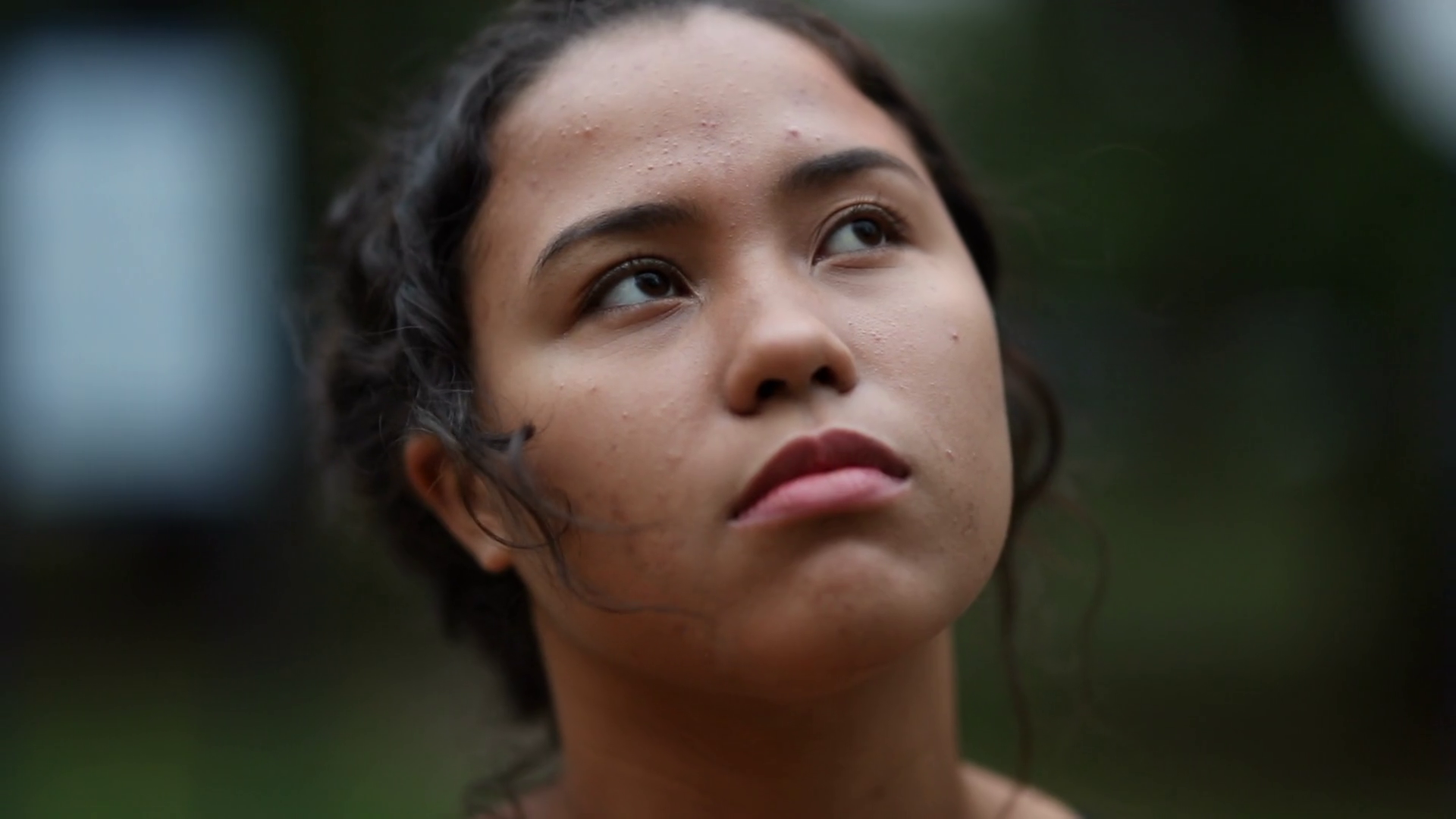 Meditative Thoughtful Mixed Race Latina Stock Footage SBV-348504057 ...