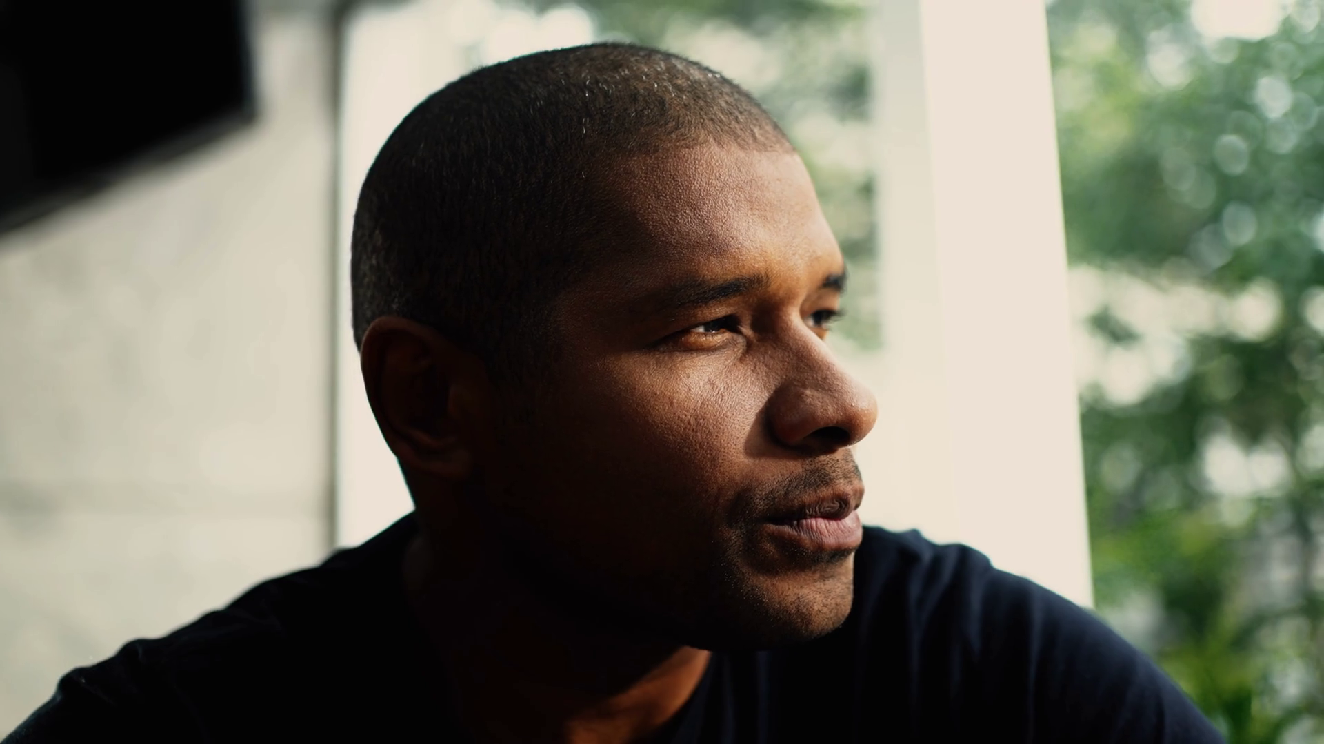 Deep Contemplation: Closeup Portrait Of Stock Footage SBV-348405573 ...