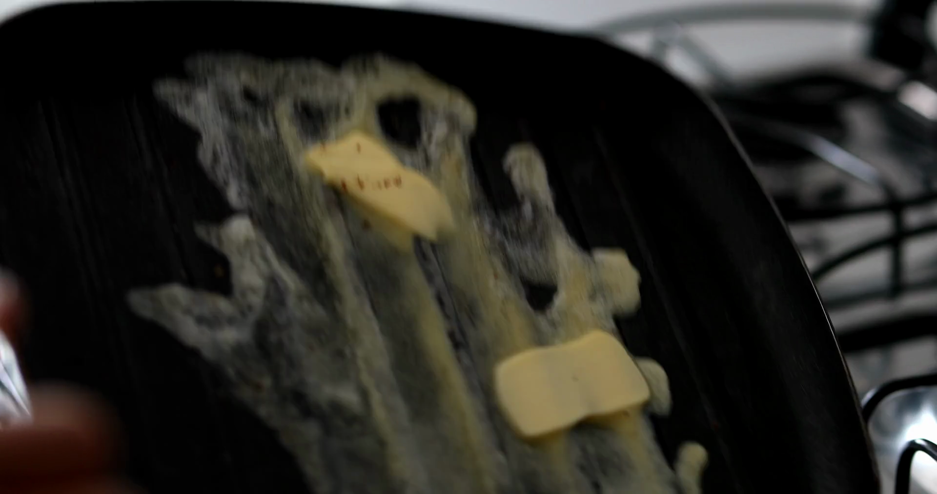 Melting Butter On Pan At Kitchen Cooking Stock Footage SBV-348538698 ...