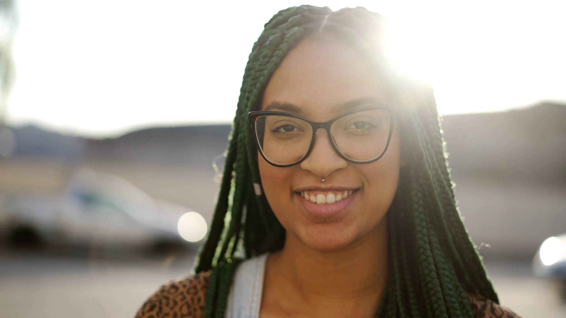 Portrait Of Happy Millennial Girl Closeup Stock Footage SBV-348766252 ...