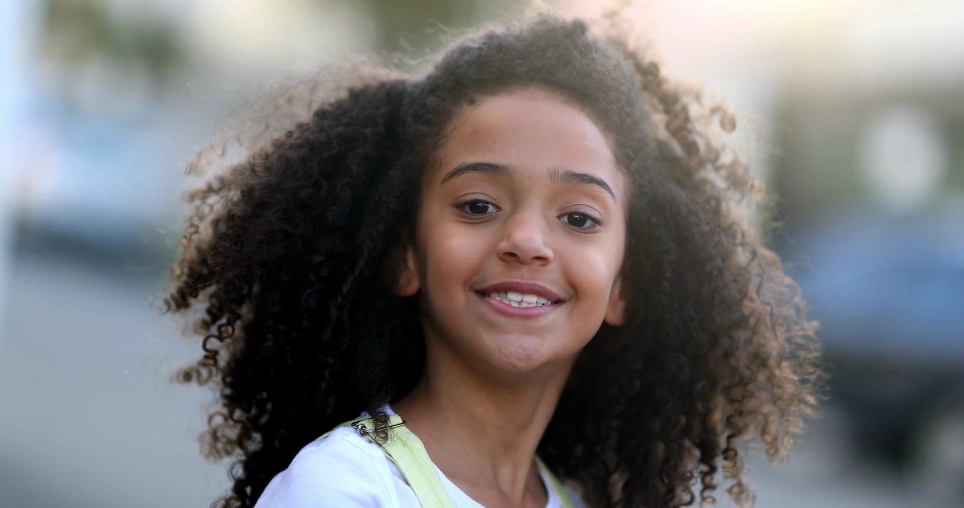 Mixed Race Child Smiling At Camera Happy Stock Footage SBV-348627062 ...