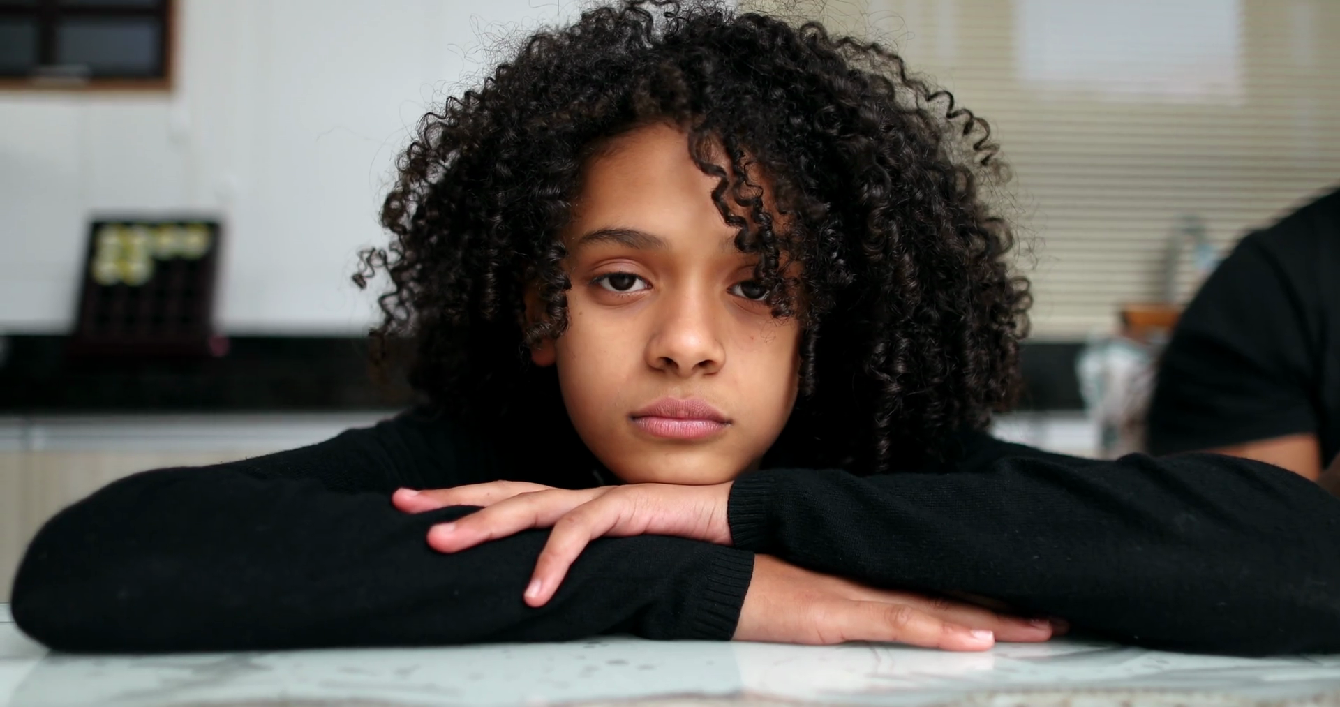 Portrait Of Mixed Race Girl Smiling At Stock Footage SBV-348901615 ...